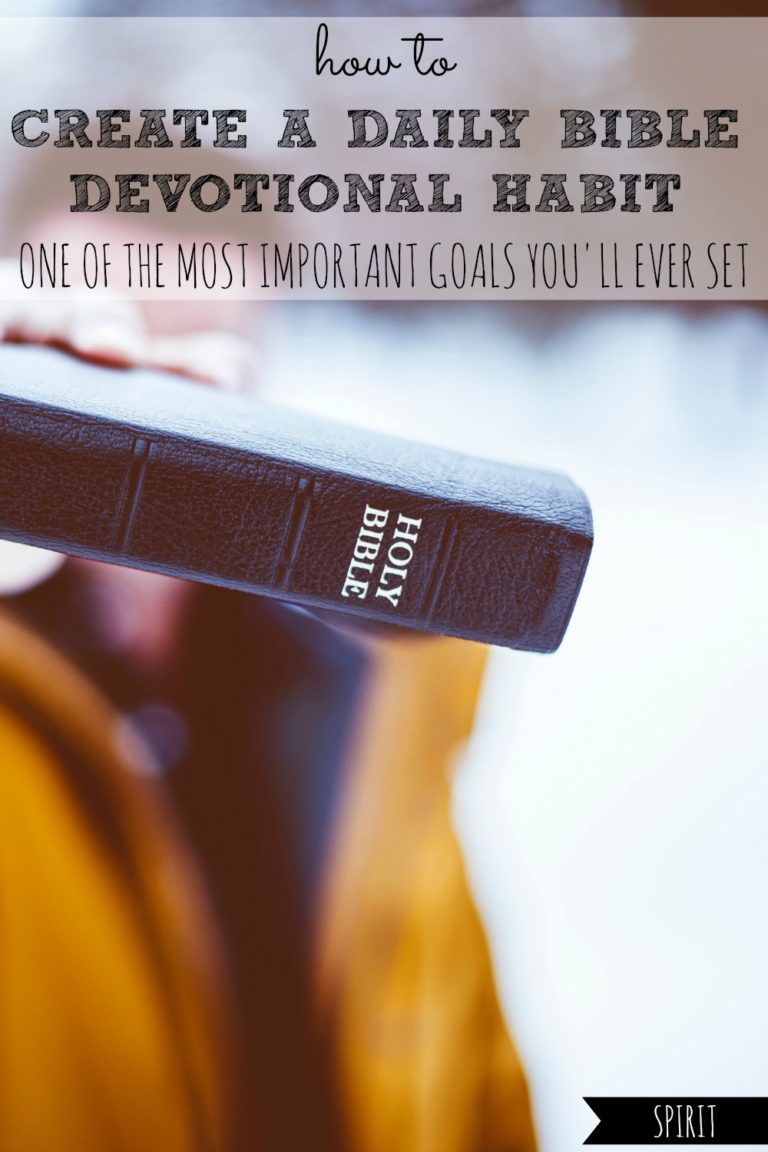 Start a Daily Bible Devotional Habit in 3 Steps TODAY