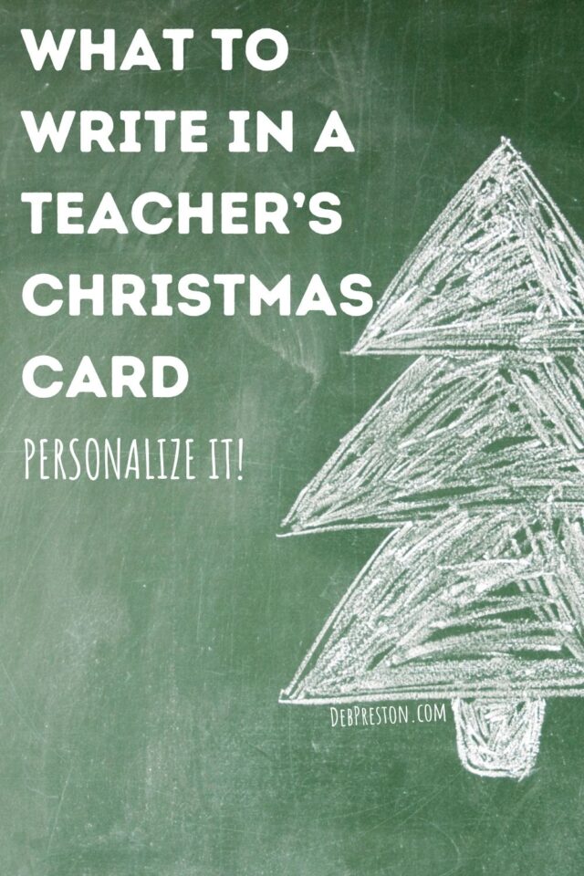 What to Write in a Teachers Christmas Card: Personalize It!